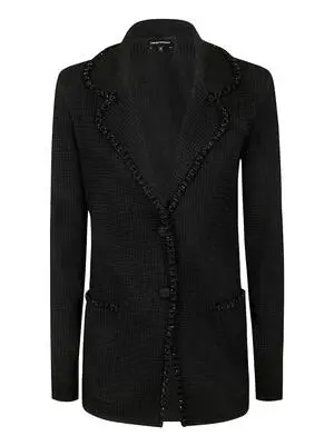 EMPORIO ARMANI Emporio Armani Crystal-Embellished Blazer