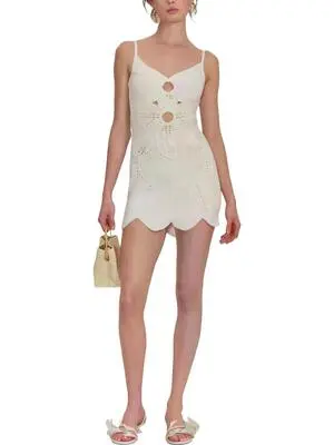 Cult Gaia Marlow Mini Dress - White