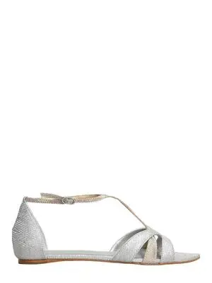 ANDREA CARRANO CARRANO Two-Tone Flat Sandals