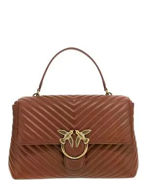 Pinko Lady Love Puff Bag - Brown