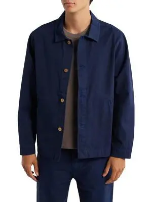 ALEX CRANE ALEX CRANE Pac Organic Cotton Ripstop Shell Jacket Indigo
