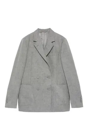 Officine Générale Mathilde Double-breasted Blazer - Grey