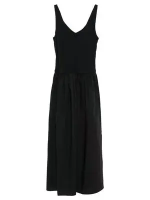 Rails Flared Midi Dress - Black