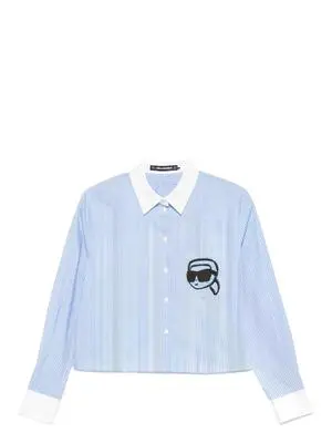 KARL LAGERFELD Karl Lagerfeld Ikon-Print Blouse