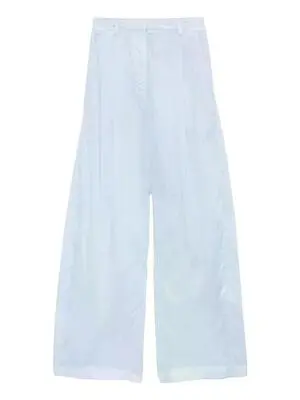 THELATEST Pleated Trousers - Blue