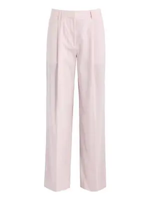 TOTEME Straight-leg Organic Cotton Trousers - Light Pink