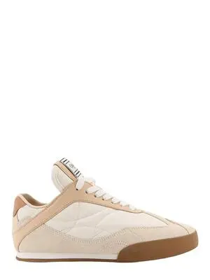 Chloé Lace Up Sneakers - White