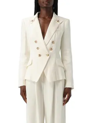 Elisabetta Franchi Double-breasted Jacket - Ivory