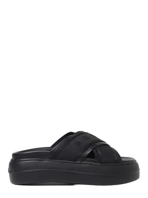 Hogan Platform Heeled Sandals - Black