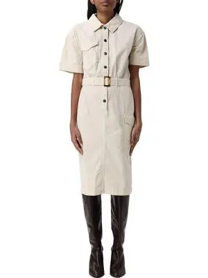 Woolrich Shirt Dress - Beige