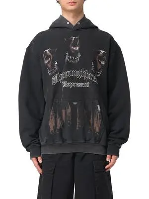 REPRESENT Graphic Print Hoodie - Black 1