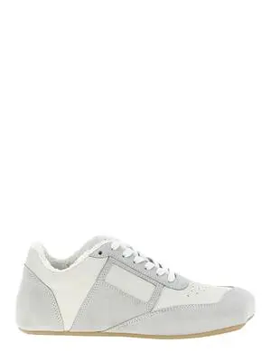 MAISON MARGIELA Leather And Suede Sneakers - Grey