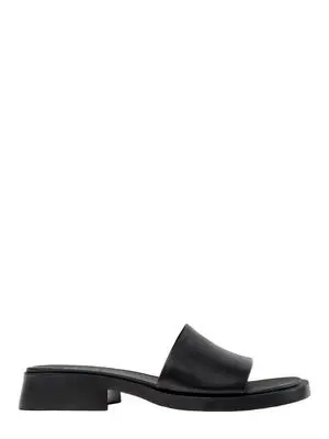 Camper Flat Sandal - Black