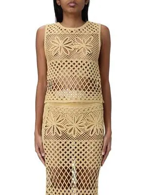 Pinko Crocheted Top - Yellow