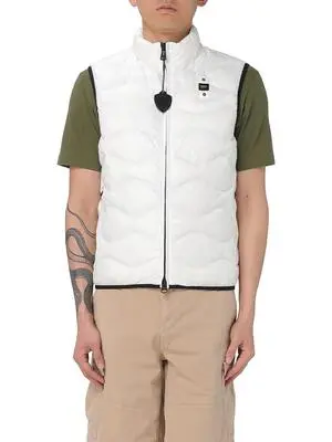 BLAUER. Blauer Suit Vest White