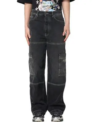 Off-White Denim Cargo Jeans - Black