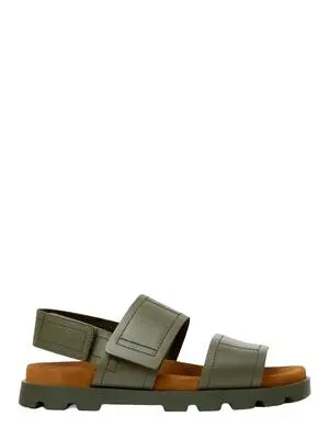 Camper Strappy Sandals - Green