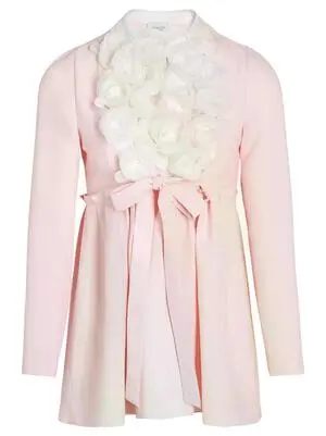 Giambattista Valli Floral-appliqué Mini Dress - Pink