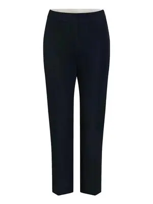 Patou Cropped Tailored Trousers - Blue