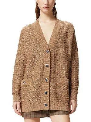 Pinko Mezzo Cardigan - Beige Chanterelle