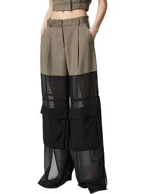PINKO River Mixed Media Pants