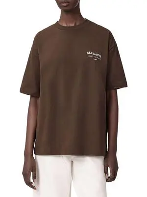 ALLSAINTS Underground Etta Tee - Bitter Brown