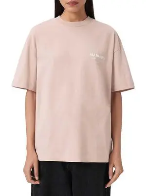 ALLSAINTS Underground Etta Tee - Soft Pink