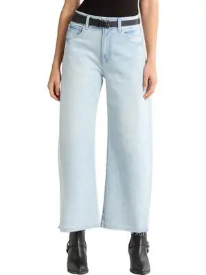 Paige Arellia Ankle Barrel Jeans - Fernanda W/ Wide Undone Hem