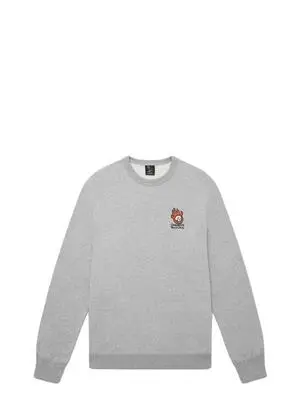 OVO Hot Skulls Crewneck Sweatshirt - Heather Grey