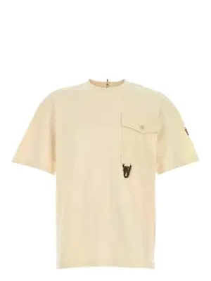 Moncler Cotton T-shirt - Neutrals