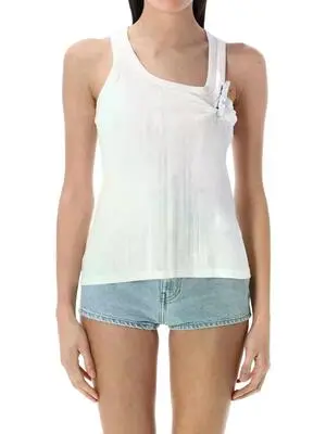 Coperni Washing Clip Tank Top - White