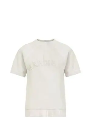 MAISON MARGIELA Logo-print Cotton Sweatshirt - Neutrals