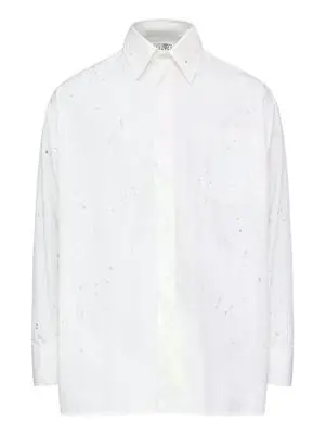 MAISON MARGIELA Paint-splatter Shirt - White