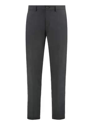 BOSS Technical Fabric Relaxed Fit Trousers - Black