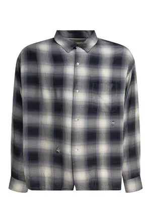 SAINT M×××××× Rayon Check Shirt
