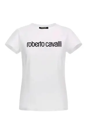 Roberto Cavalli Logo-print T-shirt - White