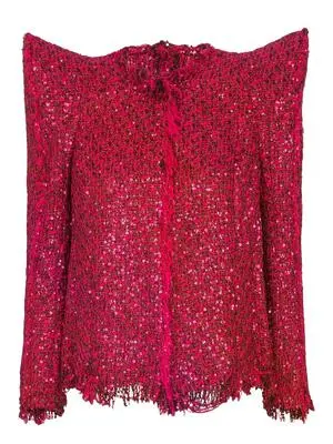 BALMAIN Balmain Glitter Tweed Jacket