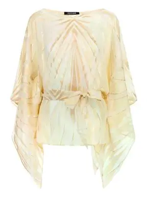 Roberto Cavalli Satin Blouse - Neutrals