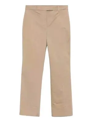 Max Mara Felice Cropped Trousers - Brown
