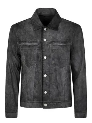 GIORGIO BRATO Button-down Jacket - Black
