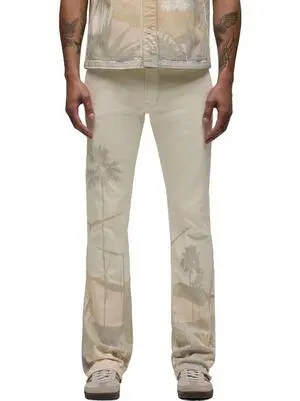 Hudson Jeans Walker Kick Flare Jeans - Natural Desert