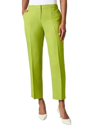 KASPER Pull-on Trouser Pants - Kiwi