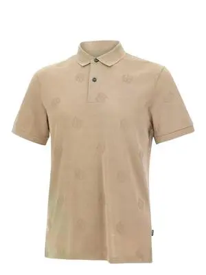 BOSS Mercerized Cotton Polo Shirt - Neutrals
