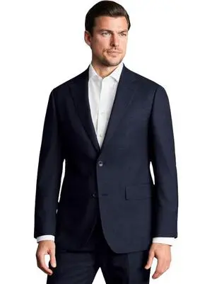 CHARLES TYRWHITT Slim Fit Ultimate Performance Suit Jacket - Navy