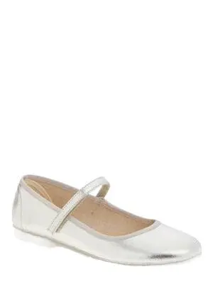 CHILDRENCHIC CHILDRENCHIC Mila Mary Jane Flat Silver