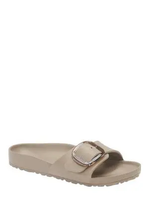 BIRKENSTOCK Madrid Big Buckle Eva Waterproof Slide Sandal - Gray Taupe