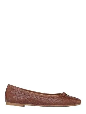 Bernardo Gwynn Woven Ballet Flat - Mahogany