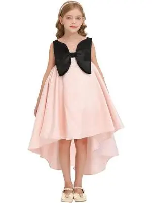 TULLEEN Ophelia Bow Accent Dress - Pink