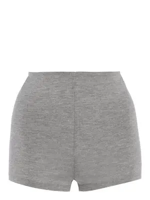 ALFIE The Brief Knit Mini Shorts - Grey
