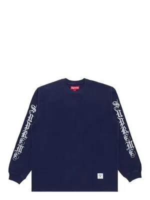 Supreme Old English Long-sleeve Top - Blue